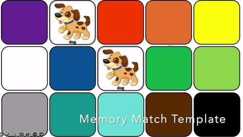 MEMORY MATCH TEMPLATE Power Point by Little Star in a Jar | TPT