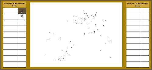 Mystery Digital EDITABLE LOW PREP - Cat Family PIXEL ART Reveal Template