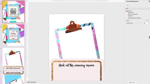 Clipboard Mock-up Bright Abstract png Scene Creator, Stock images