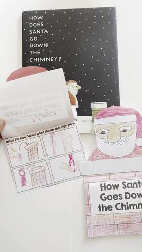 How Does Santa Go Down the Chimney? Read Aloud Craft Christmas Winter ELA
