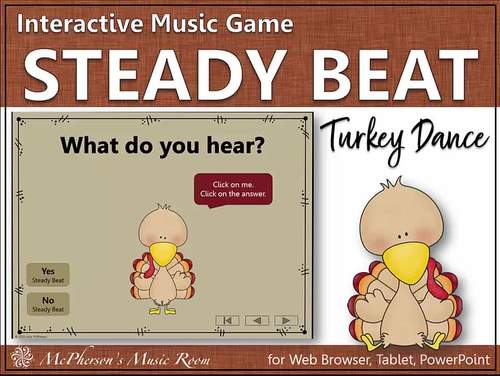 Thanksgiving Music | Steady Beat or Not Interactive Music Game {Turkey ...