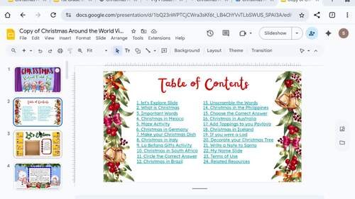 Christmas Around the World Virtual Field Trip Winter Holidays Digital ...