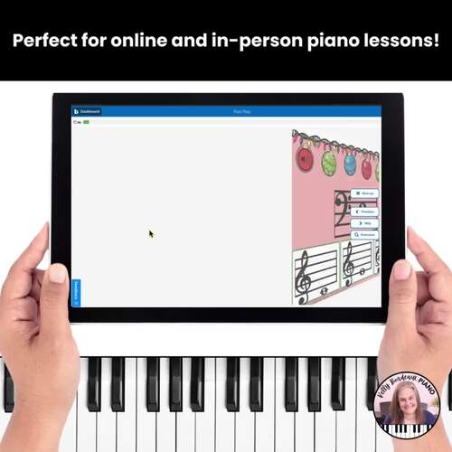 Christmas Treble and Bass Clef Note Matching BOOM™ Cards with C ...