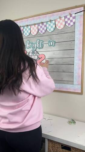 New Years Bulletin Board Kit | Retro Disco 2025 | January Bulletin ...