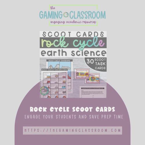 What is a Rock Cycle Scoot Cards by Amanda Bowen - The Sci Ed Teacher