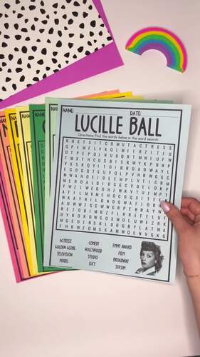 Women's History Word Search Pack | Important Women of History | TPT