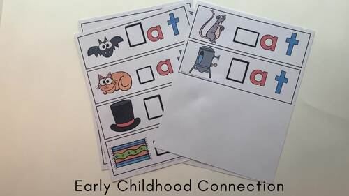 Multisensory CVC -AD Word Family Building Cards (SOR OG Friendly)