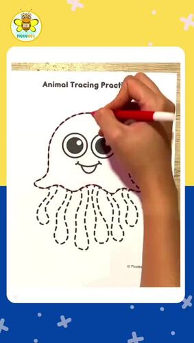 TRACING SKILL WORKSHEET by Piccobee | TPT