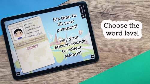 Articulation Passport Game - G - PowerPoint & Boom Cards™ No Prep Digital