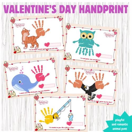 Valentines day gifts parents, Preschool valentine activities, Handprint ...