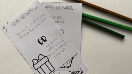 FUN 100th Day of School Would You Rather Questions | NO PREP Class Activity