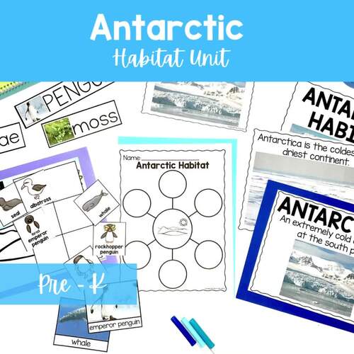 Antarctic Habitat Science Lessons and Activities for Pre-K | TPT
