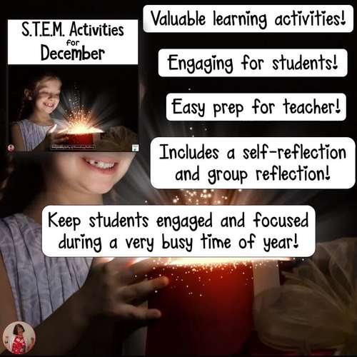 STEM Activities for December by Elementary Matters | TPT