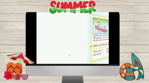 Summer Stories Primary (Boom Cards with Audio) by Living and Loving Primary