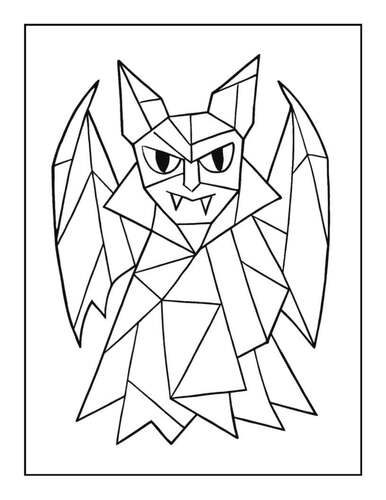 SET 2 : Halloween Picasso Collage Art Coloring Pages | Abstract Cubist ...
