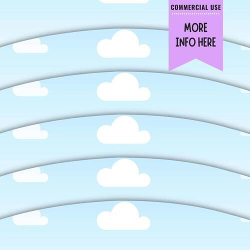 Digital Paper Mockups, TpT Cover Image Template, Canva Editable Thumbnails