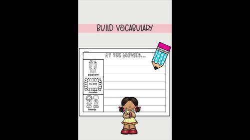 Writing Prompts with Word Bank & Pictures Kindergarten Centers 1st ...