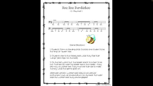 Elementary Music Singing Games Book 1 - Beat, Rhythm, Solfège Practice