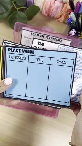 Individual Student Math Tool Kits | Math Mats Back to School Math Kits ...