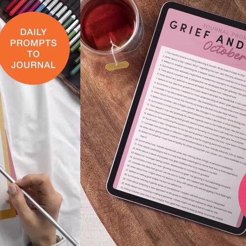 365 Journal Prompts for Grief and Loss | Self-Reflection for Healing ...