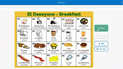 Boom Cards - El Desayuno - Breakfast by NATAM | TPT