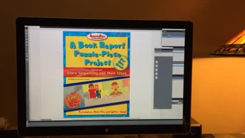 Story Sequence and Main Ideas—A Book Report Puzzle-Piece Project for ...