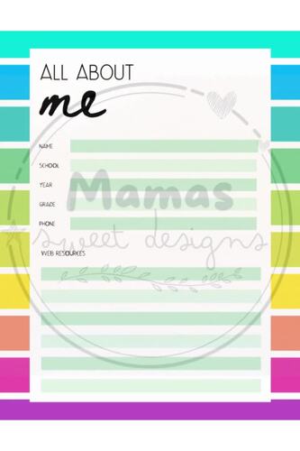 Rainbow Teacher Planner 2024-2025 by Mamas Sweet Designs | TPT