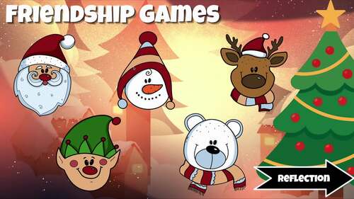 Christmas Games & Friendship Activities | Cooperative SEL Google Slides K–3