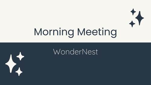 Editable Morning Meeting Slides | 10 Weeks of Greetings, Share Prompts ...