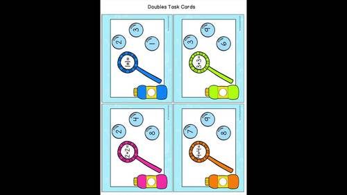 Double Bubble! Doubles Facts Math Addition Learning Activity for Fact ...