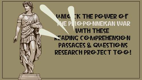 Ancient Greek Peloponnesian War Reading Comprehension Passages ...
