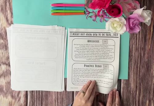 25 Middle School Manners & Life Skill Builder Cards + Teacher Slide Deck