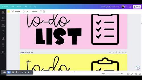 Colorful Google Keep Headers and Labels for Teacher To‑Do List and ...