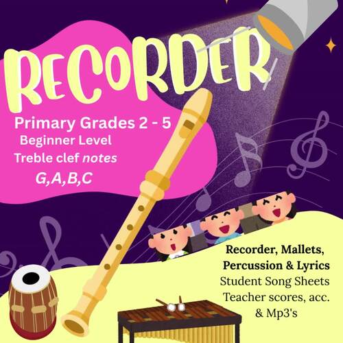 Recorder Fun Pack A by Creative Music 4 Kids | TPT