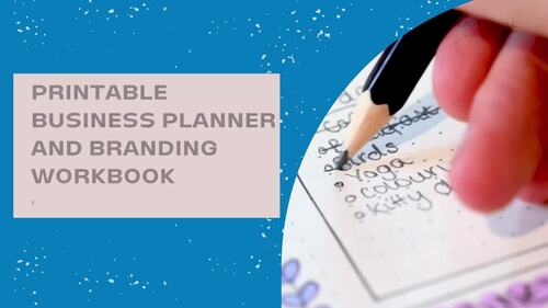 Editable and Ready-made Business Planner - Canva templates by kirsty Yiu
