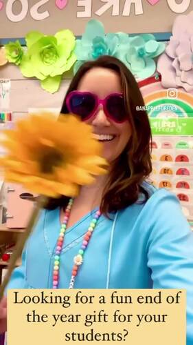 End of the Year | Summer | Student Gift Tag | Ball & Sunglasses | Editable