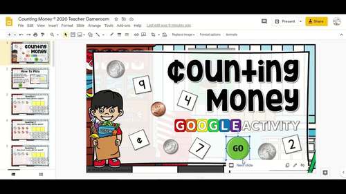 Counting Money Google Slides Activity by Teacher Gameroom | TpT