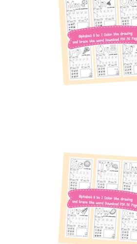 Alphabet A to Z Color the drawing and trace by Maschima Boonin | TPT