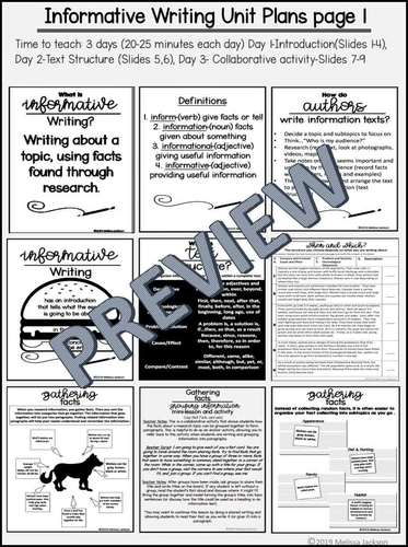 Information Writing Unit by 3rd Grade Me | TPT