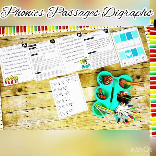 Phonics Based Reading Passages and Lesson Plans Digraphs Decodable Readers
