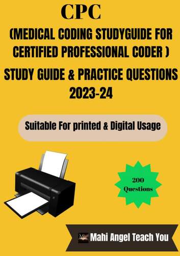 CPC Exam Study Guide 2023-2024 : Mastering Medical Coding . | TPT