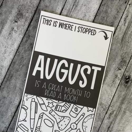 Monthly Doodle Coloring Bookmarks by Fourth Grade Flair | TPT