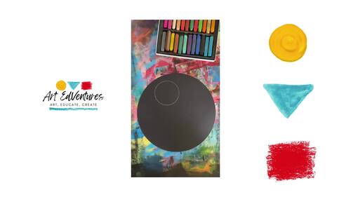 Kandinsky's Abstract Art with Chalk Pastels | Art Lesson Plan | TPT