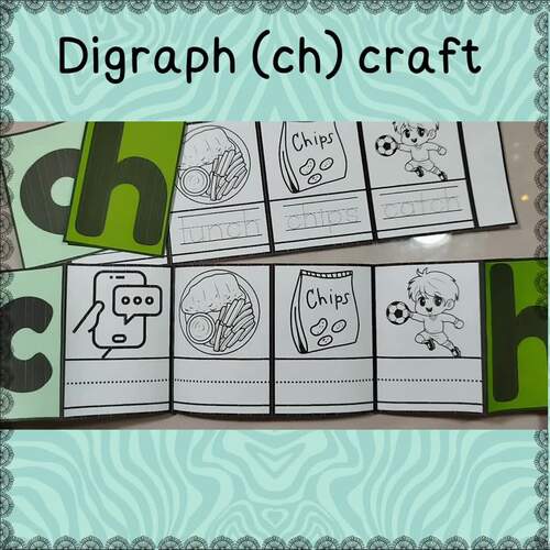 Digraph (ch) Craft | Phonics Activity for Kindergarten & 1st Grade