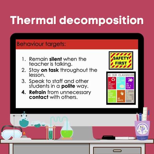 Thermal decomposition (KS3) by CMGs Science lessons | TPT