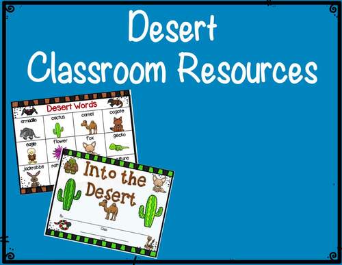 Desert Themed Unit: Literacy & Math Centers & Activities | TPT