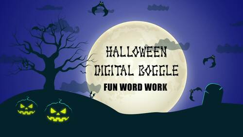 HALLOWEEN - BOGGLE DIGITAL WORD WORK ACTIVITY by K's Digital Store