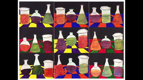 Science Forms and Color Mixing with Animation STEAM lesson by Fuglefun