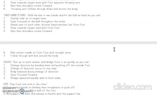 Editable Stage 1 New PDHPE Syllabus Fundamental Movement Program with ...