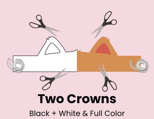 Cat Ears Crown / Mask / Costume / Animal / Headband ** Two Crowns